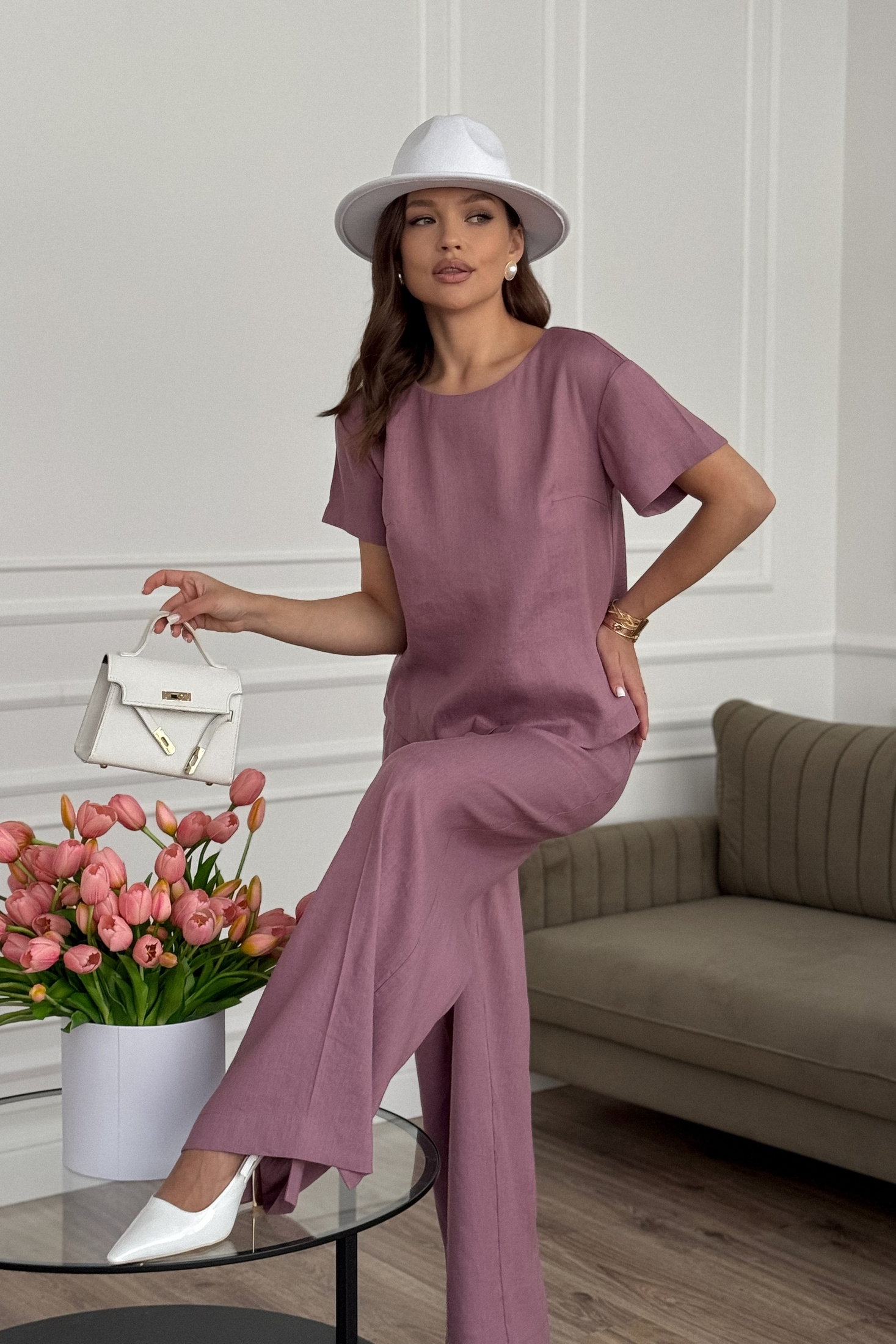 Костюм брючный 2090 клевер DilanaVIP купить - 6% скидка | в наличии